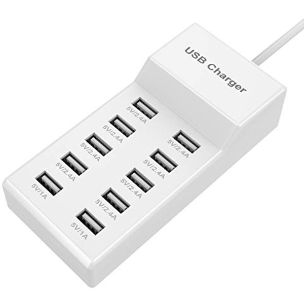 USB hub punjač za telefone 10 izlaza