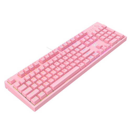 Mehanička tastatura sa RGB osvetljenjem roza KB871L Havit