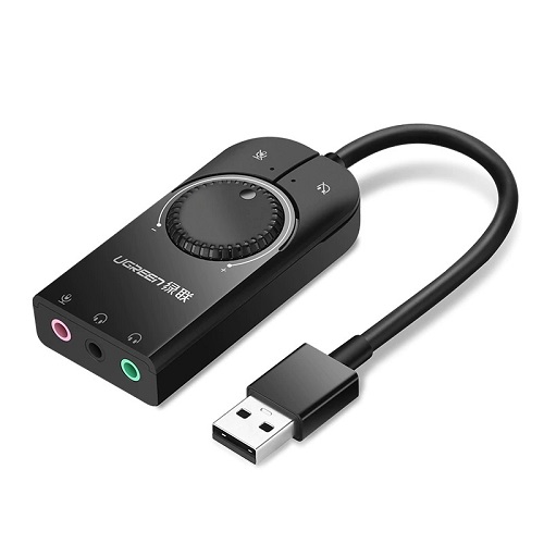 Eksterna USB zvučna kartica sa podesivom jačinom zvuka CM129 Ugreen