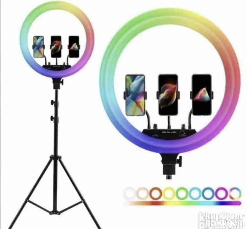 ring light – led rgb ring – 18 inca RGB