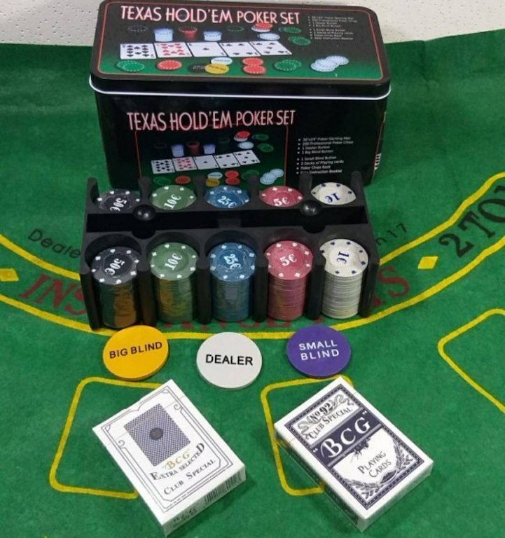 Veliki set za poker / poker čipovi / texas holdem poker