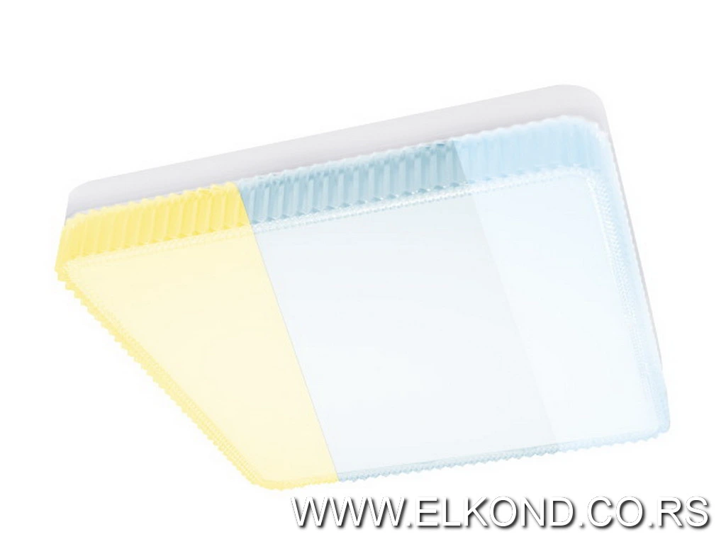 Led plafonjera 36W 3000-6500K kvadratna KRISTAL CCT