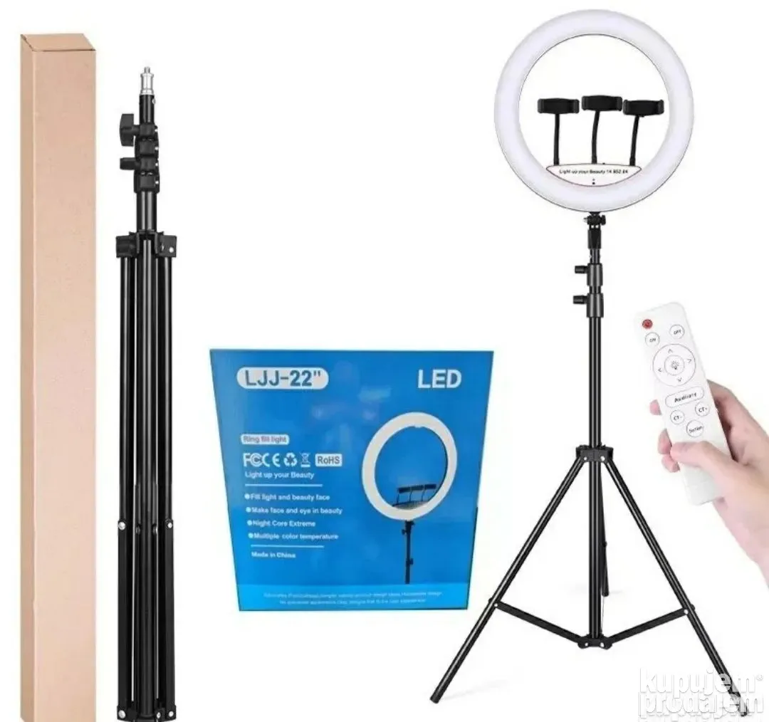 Ring light 22″ – 56cm – profesionalno svetlo + daljinski