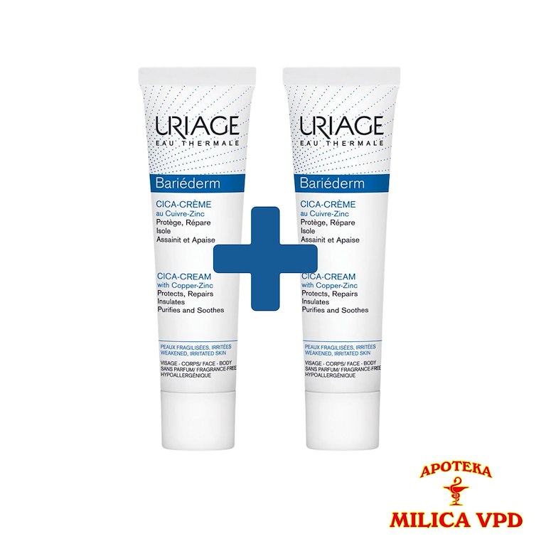 Uriage Bariederm Cica krem 40ml AKCIJA PROMO PAKOVANJE 1+1