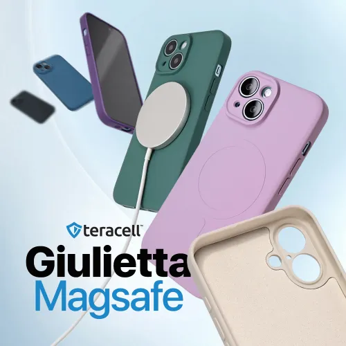 Futrola - maska Teracell Giulietta Magsafe za Google Pixel 7A crna