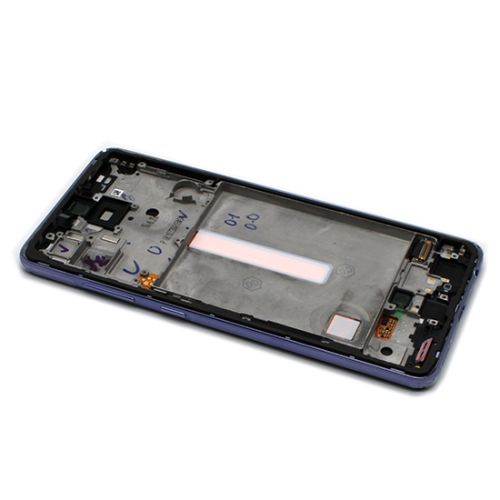 LCD ekran / displej za Samsung A525/A526 Galaxy A52/A52 5G + touchscreen + frame violet Full Original EU (MS)