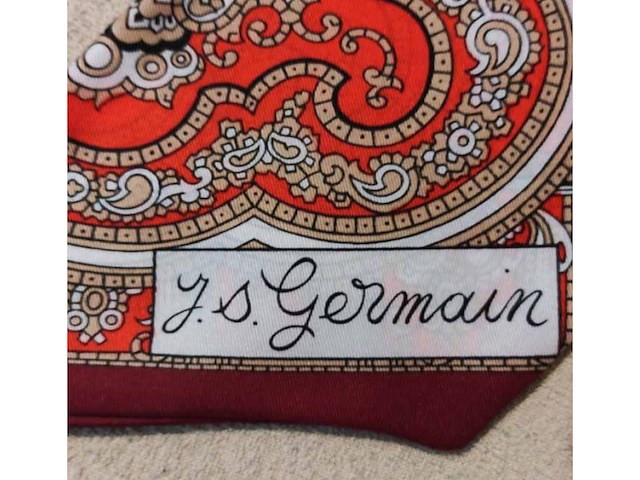 Vintage J.S. Germain sal sa rusticnim motivima