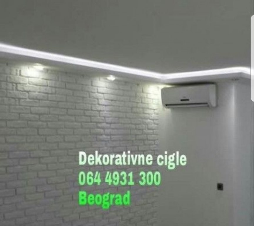 Dekorativne cigle bele