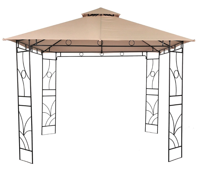 Metalna gazebo tenda Panama sa duplim krovom 3 x 3m