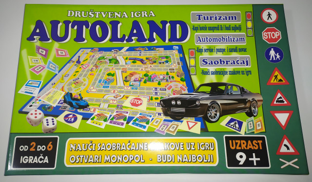 MONOPOL AUTOLAND – Nauči Saobraćajne Znakove Uz Igru