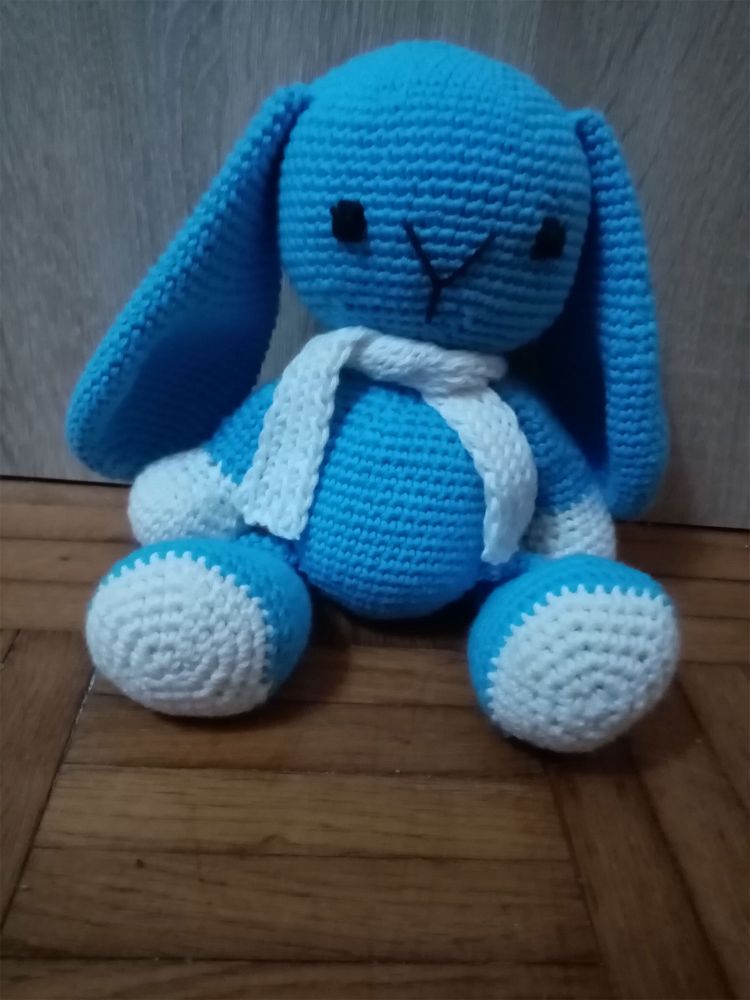 Amigurumi igračke Plavi zec