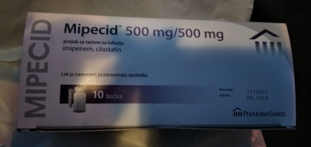 Prodajem pakovanje ampula Mipecid 500mg/500mg