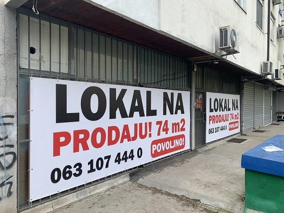 Odlican lokal 74m2 na dobroj lokaciji u Zemunu