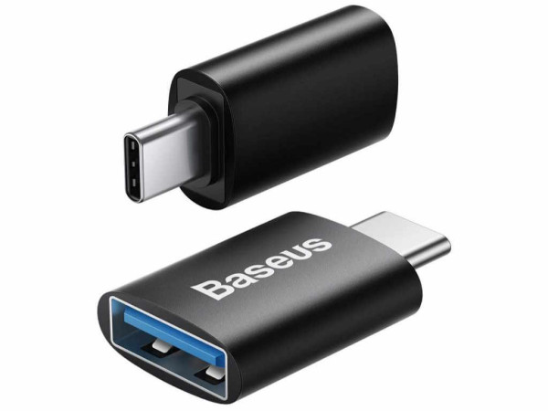 Baseus Adapter Ingenuity Mini OTG Type-C to USB-A 3.1 crna (ZJJQ000001)