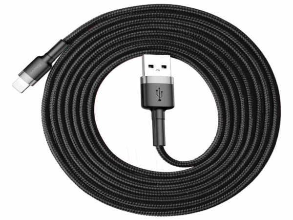 Baseus Kabl Cafule USB to Lightning 1.5A 2m crna (CALKLF-CG1)