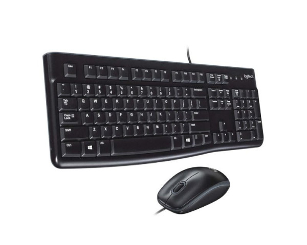 LOGITECH MK120 Desktop USB US tastatura + USB miš Retail