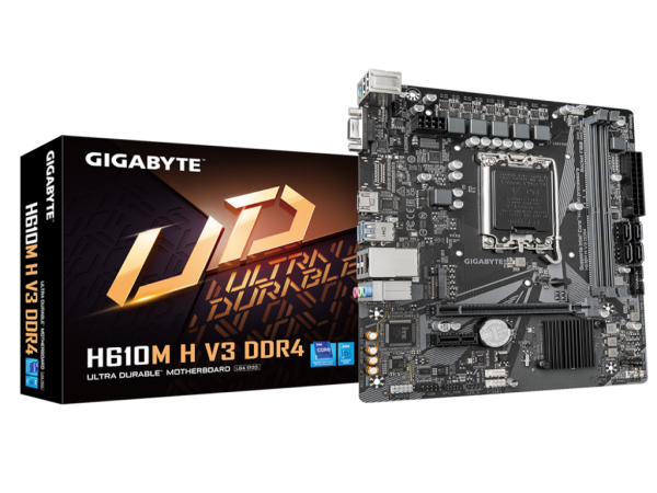 Gigabyte Matična ploča H610M H V3 DDR4 1.0 LGA1700 (H610M H V3 DDR4)