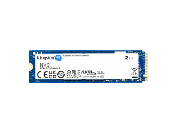 Kingston SSD 2000GB interni M.2NVMe crna (SNV3S2000G)