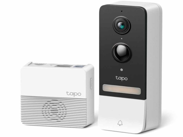 TP-LINK Zvono za ulazna vrata Tapo D230S1 video 2K 5MP Color night smart AI detection IP64 bela