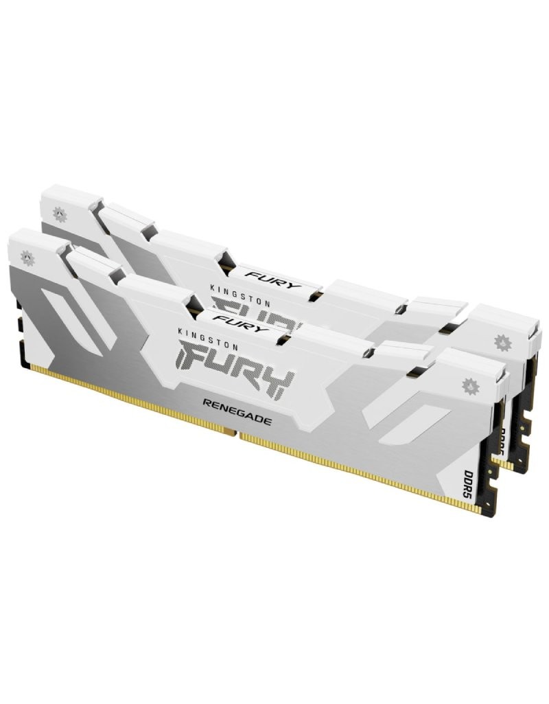 KINGSTON CUDIMM DDR5 48GB (2x24GB kit) 8400MT/s KF584CU40RWK2-48 FURY Renegade White XMP