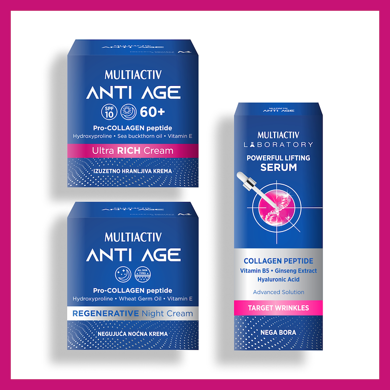 ANTI AGE – SERUM SET ZA PODMLAĐIVANJE ZRELE KOŽE