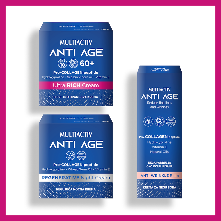 ANTI AGE – ANTIRID SET ZA PODMLAĐIVANJE ZRELE KOŽE