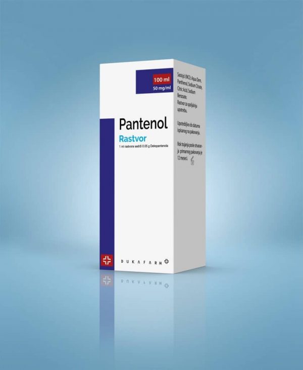 PANTENOL 5 % RASTVOR 100 ML