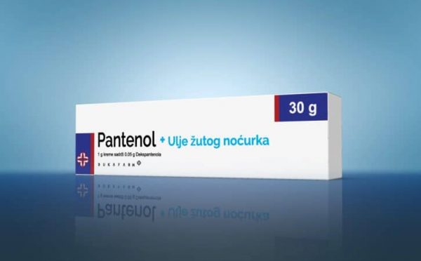 PANTENOL KREMA +ULJE ŽUTOG NOĆURKA