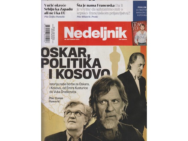 OSKAR, POLITIKA, KOSOVO / NEDELJNIK 26. septembar 2024.