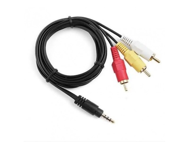 3 RCA na 3.5mm kabl NOVO