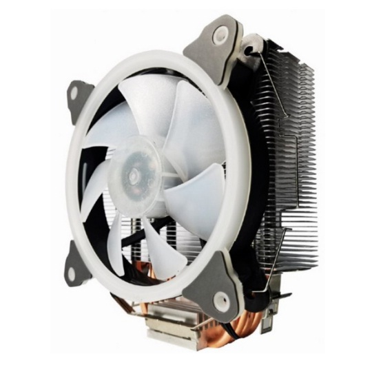 CPU-HURACAN-ARGB-X130 Gembird LED UNI kuler 150W 120mm.Fan +/-1600rpm 26dBa LGA 775/115x/1200/AMD