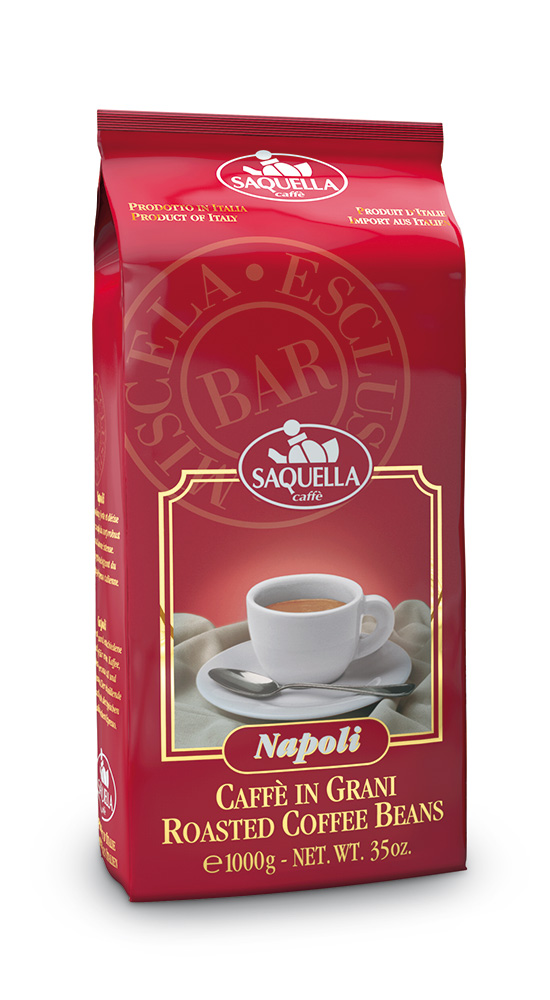 Saquella Bar caffe Napoli kafa u zrnu 1000 g