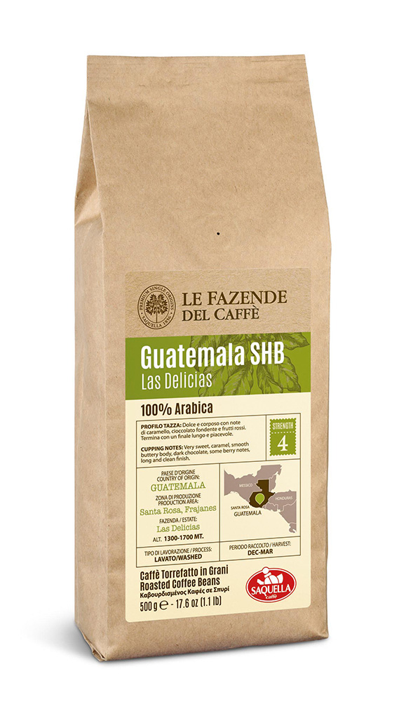 Saquella Guatemala 100% Arabica kafa u zrnu 500 g