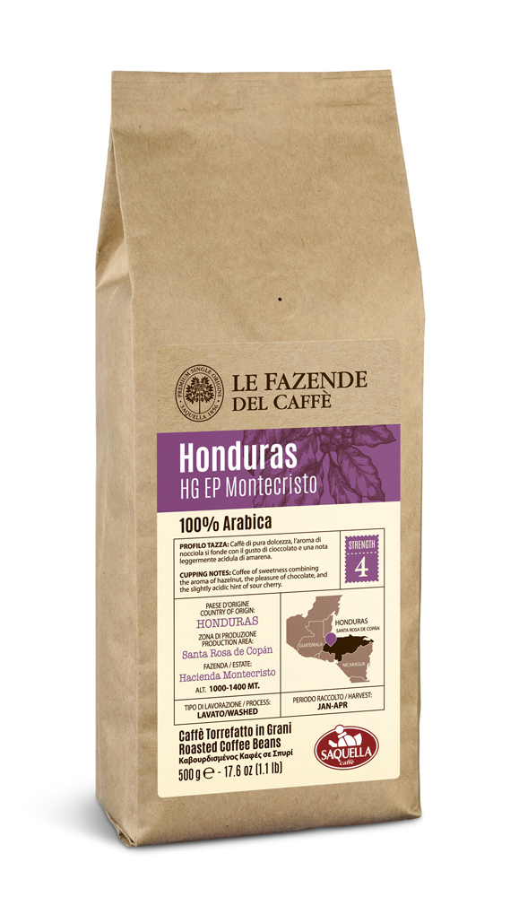 Saquella Honduras 100% Arabica kafa u zrnu 500 g