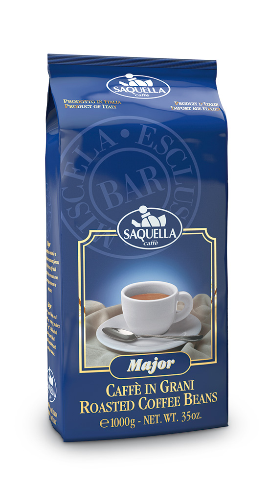 Saquella Major Arabica i Robusta kafa u zrnu 1000 g