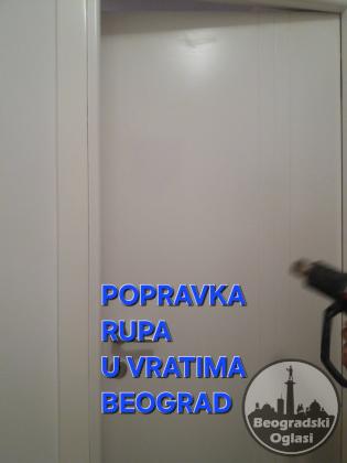 Popravka rupa u vratima