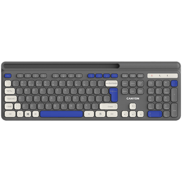 CANYON keyboard HKB-W03 EN AAA Wireless Grey ( CNS-HKBW03DG )