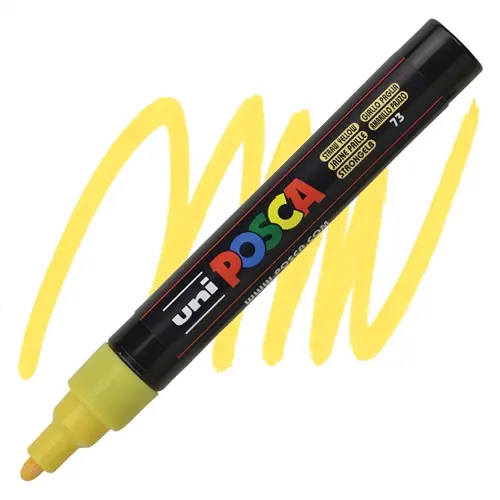 Marker na vodenoj bazi POSCA MEDIUM STRAW YELLOW ŽUTA 1,8 – 2,5 mm PC-5M