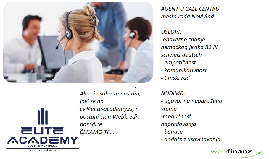 Agent u call centru na nemačkom jeziku