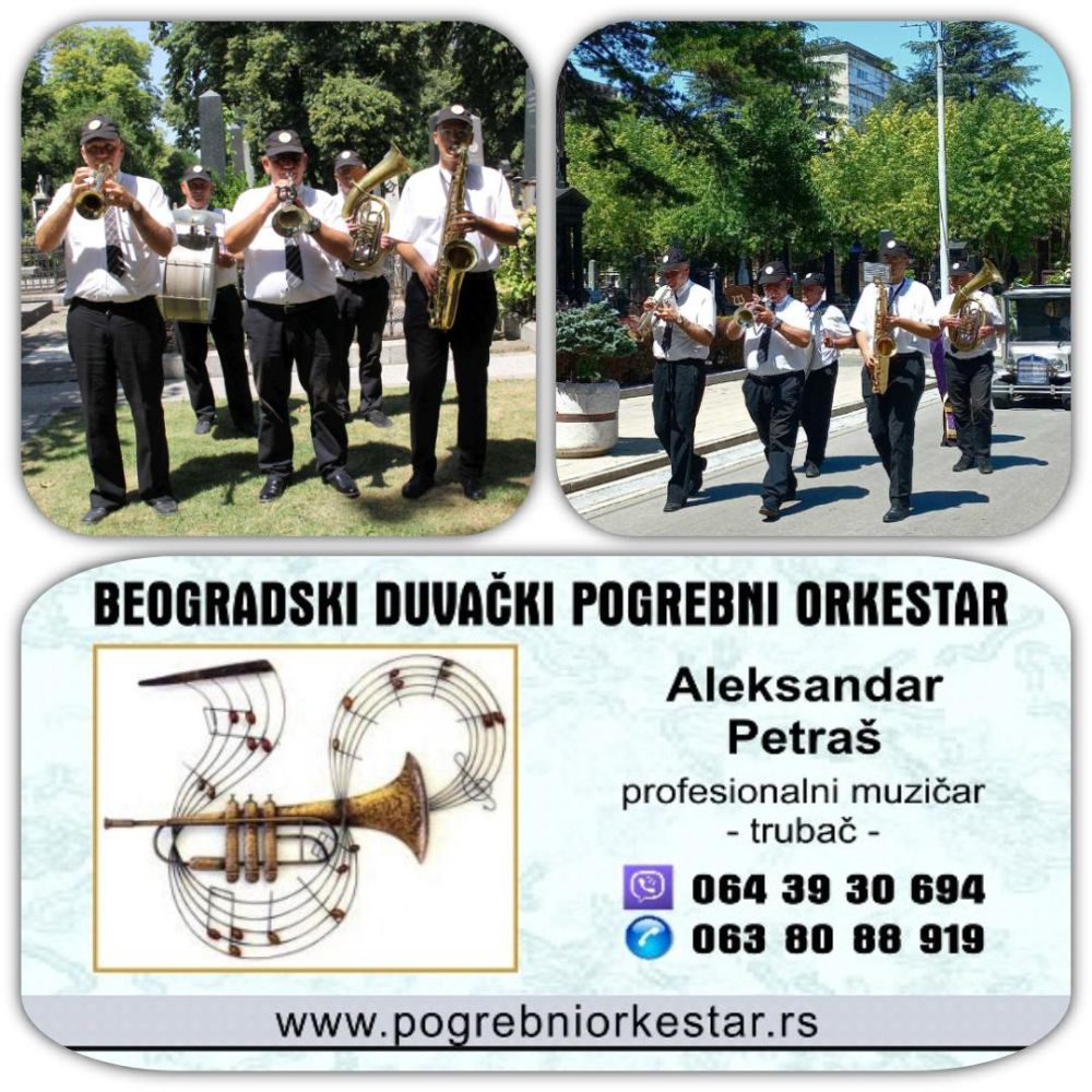 Zvanični pogrebni orkestar muzika za sahrane trubači