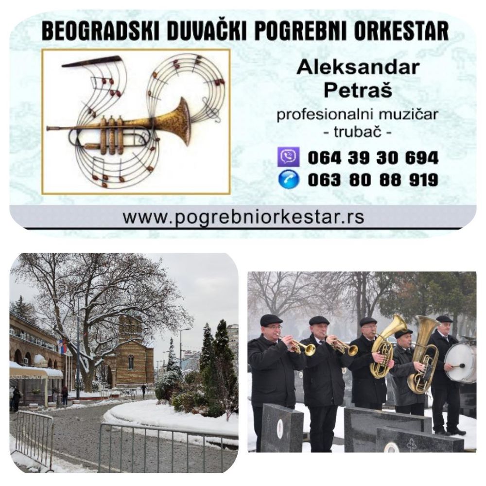 Zvanični pogrebni orkestar trubači za sahrane pleh muzika