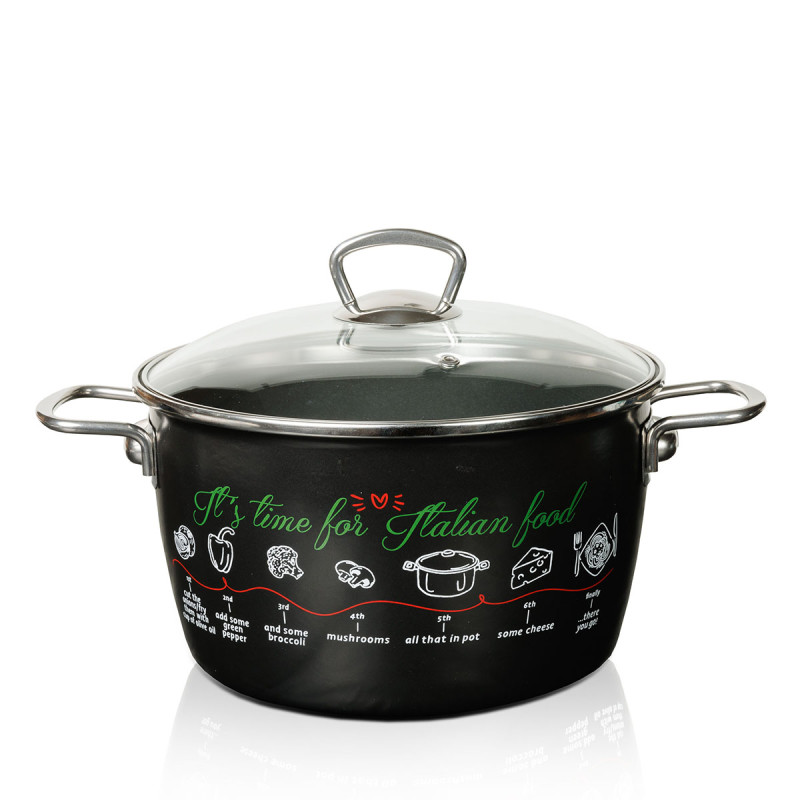 Metalac duboka šerpa ITALIAN FOOD 24cm/6lit