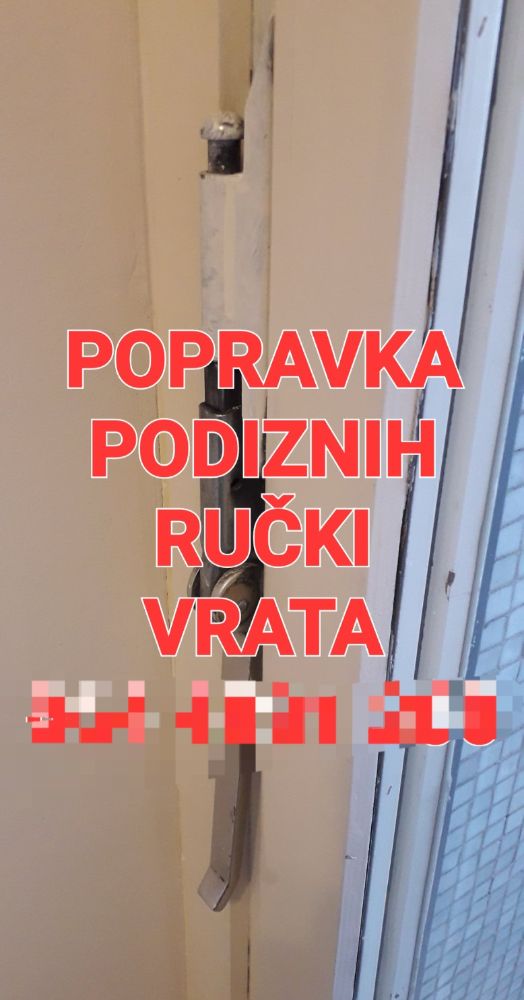 Popravka podiznih mehanizama vrata