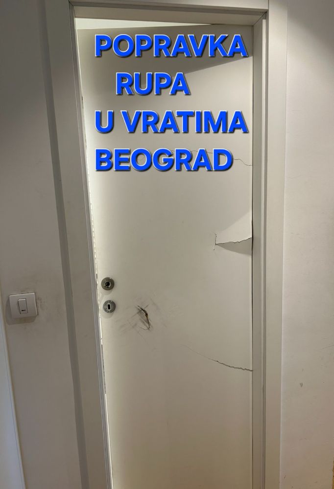 Popravka rupe u vratima