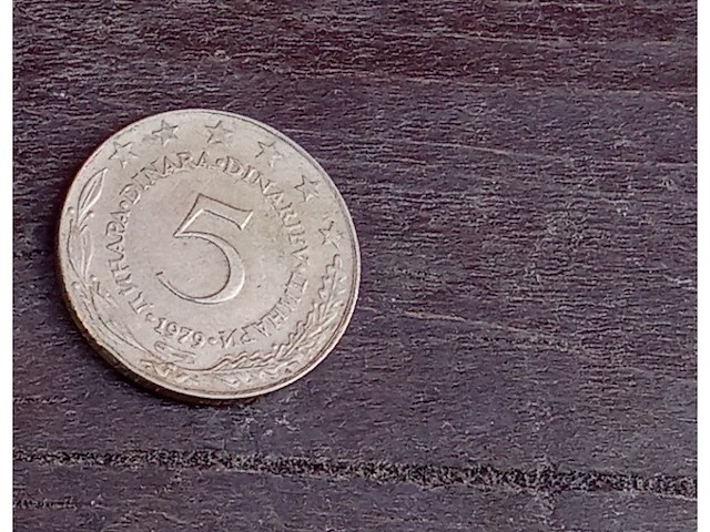 5 DINARA 1979