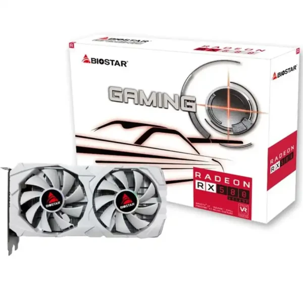 Graficka karta Biostar RX580 White Edition 8GB GDDR5 256 bit 2XDPHDMI