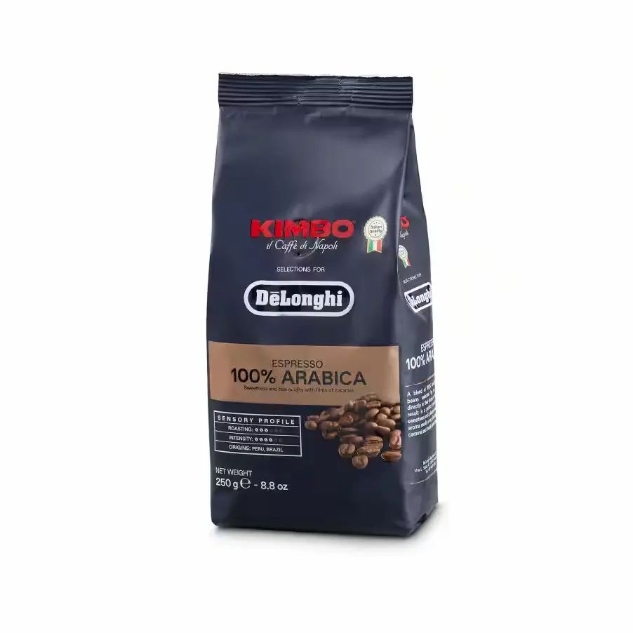 DeLonghi Kimbo 100% Arabica 250g – Espresso Kafa U Zrnu.