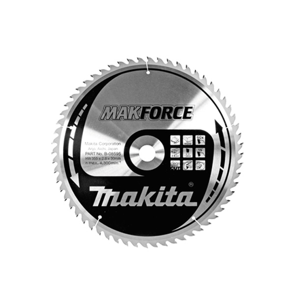 Makita List testere od tvrdog metala 355×30 60 Z (B08595)