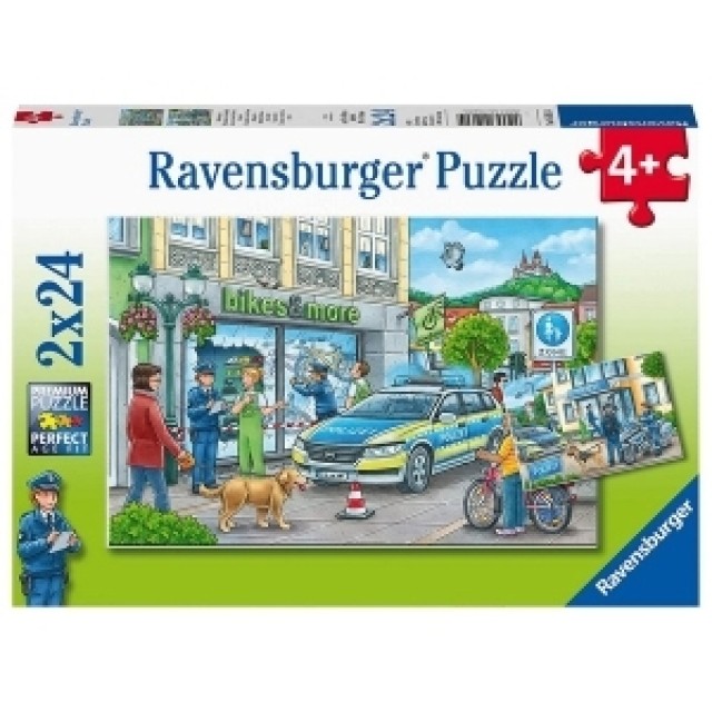 RAVENSBURGER PUZZLE POLICAJCI NA POSLU 05031