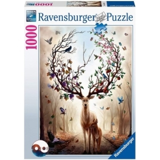 RAVENSBURGER PUZZLE SARENI JELEN RA15018